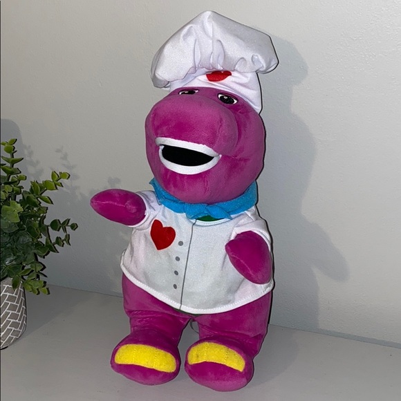 Toys | Chef Barney Plush | Poshmark